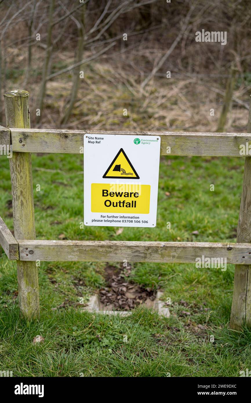 Environment agency warning sign hi-res stock photography and images - Alamy