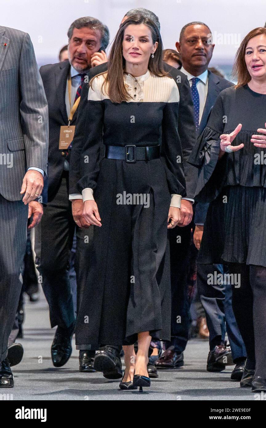 Madrid, Madrid, Spain. 24th Jan, 2024. Visit of the King and Queen of ...