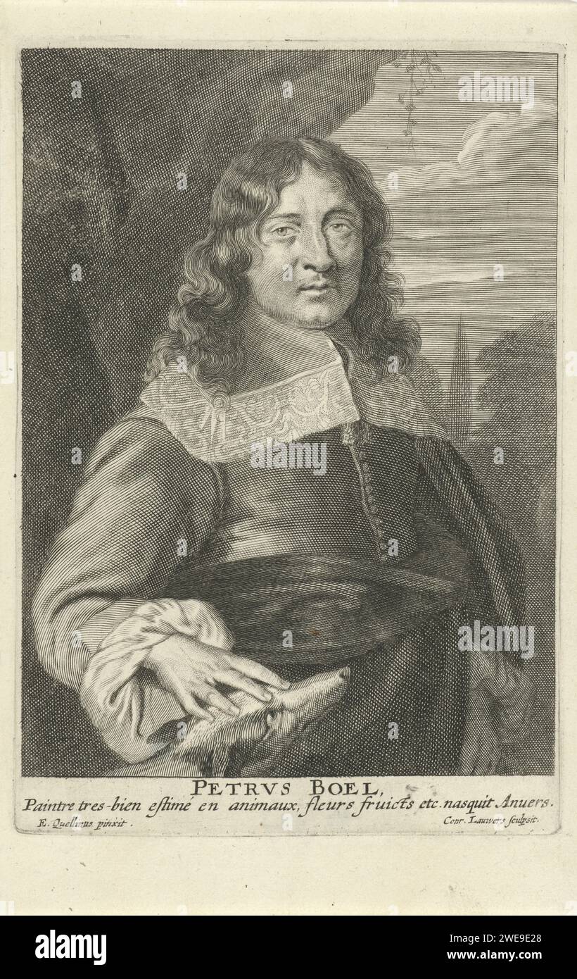 Portrait of Peeter Boel, Conrad Lauwers, After Erasmus Quellinus (II ...