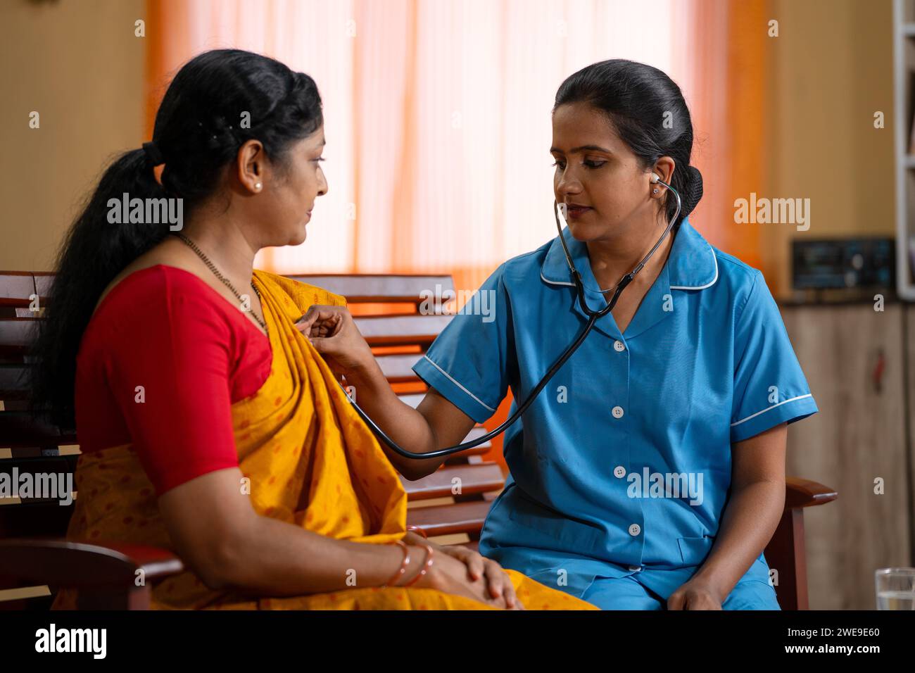 Asian patient doing checkup examination hi-res stock photography and ...