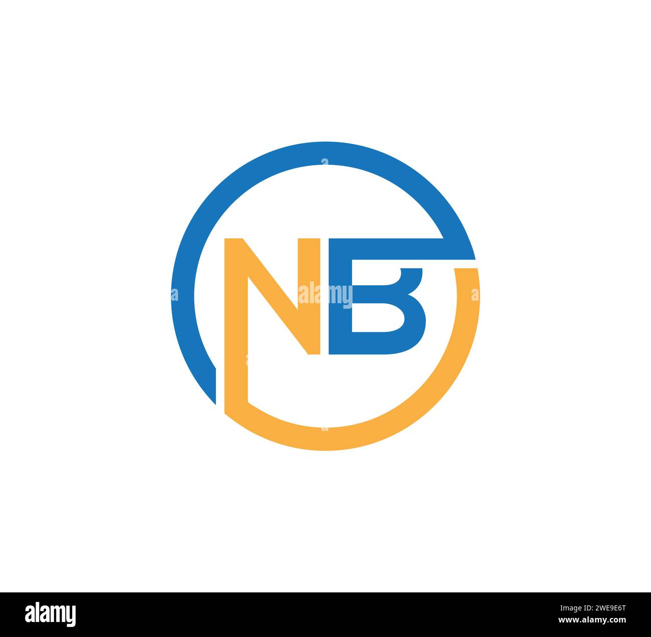 NB letter logo and n letter logo design vector Stock Vector Image & Art ...