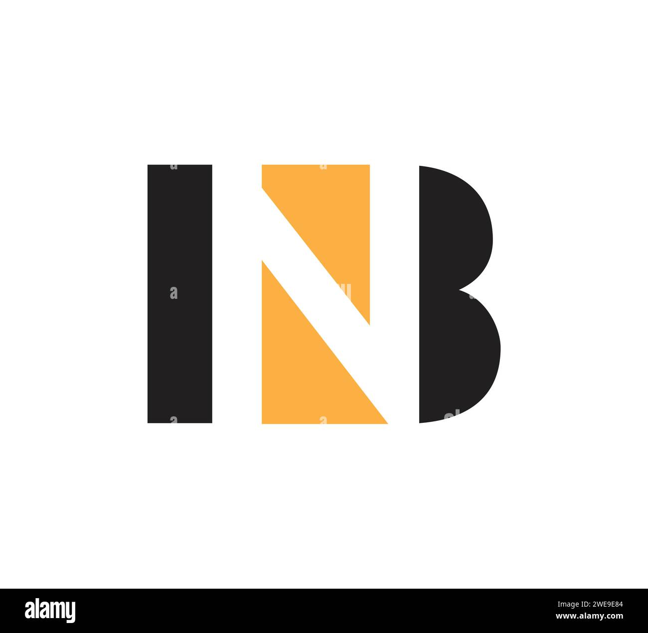 NB letter logo and n letter logo design vector Stock Vector Image & Art ...