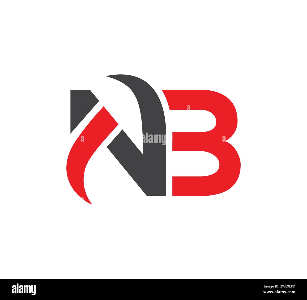 NB letter logo and n letter logo design vector Stock Vector Image & Art ...