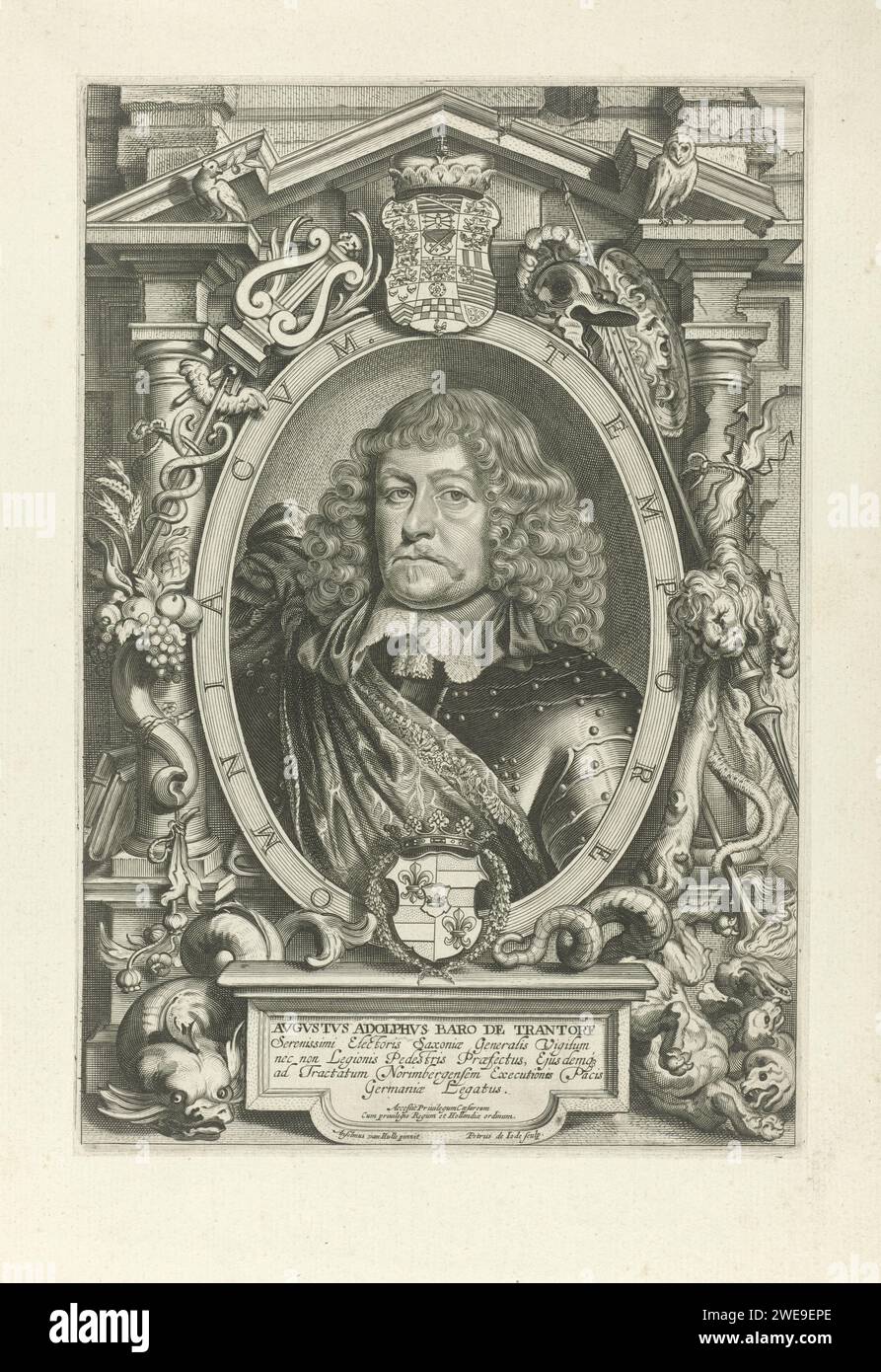 Portrait of August Adolf, Pieter de Jews (II), After Anselm of them ...