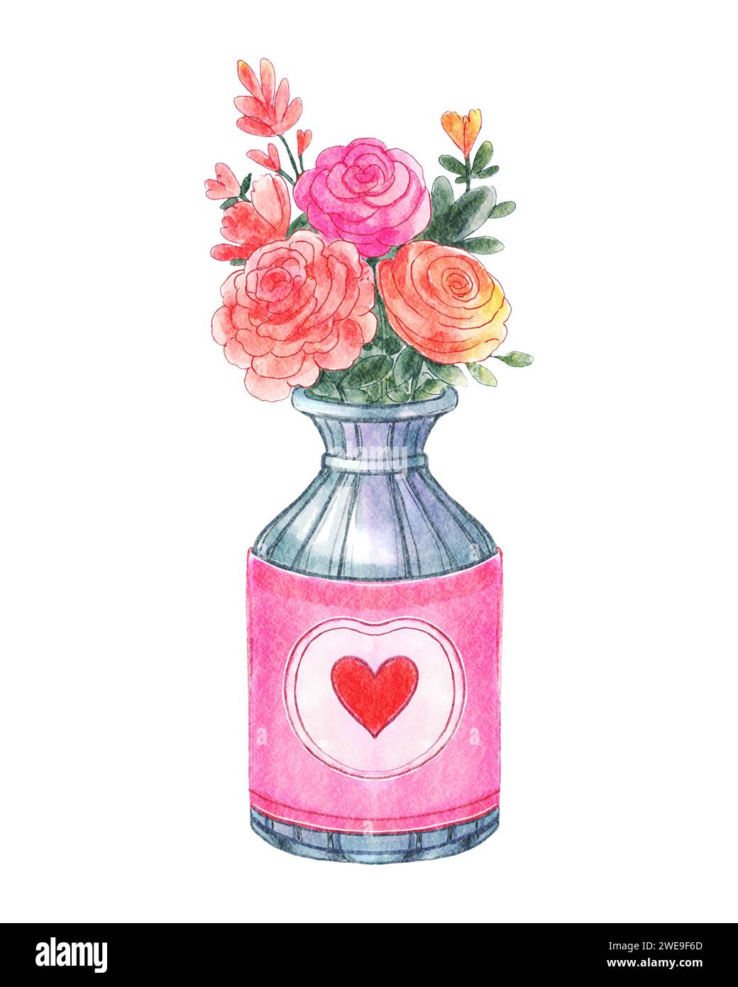 Roses on vase hi-res stock photography and images - Alamy