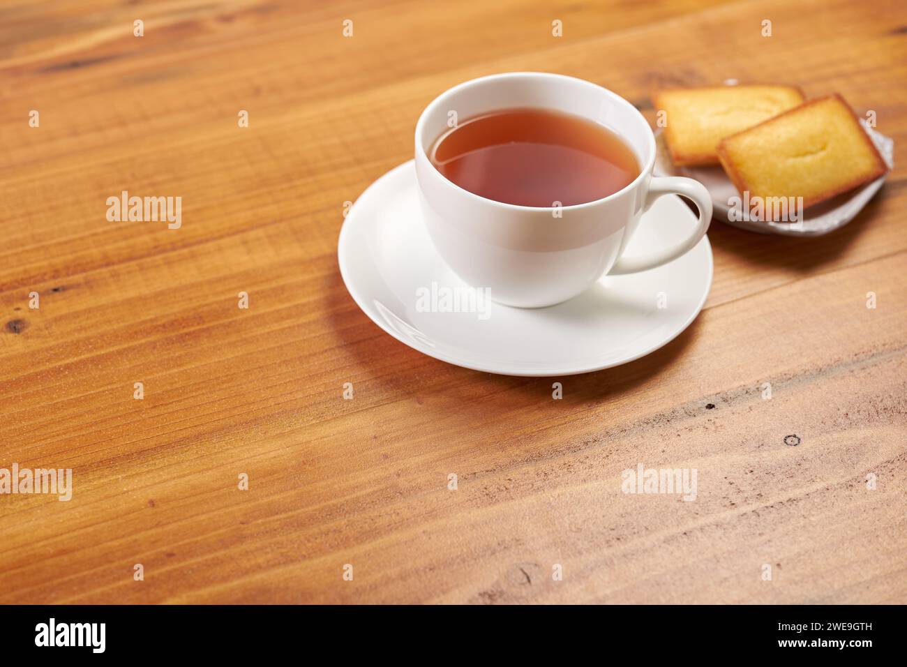 Image of drinking hot tea at tea time Stock Photo - Alamy