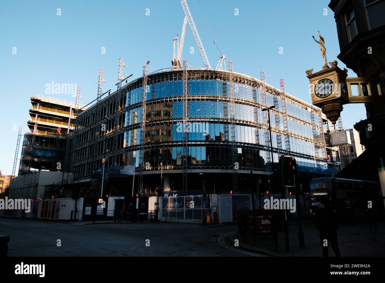 Newcastle upon Tyne: 15th Jan 2024: Pilgrim Street Development in ...