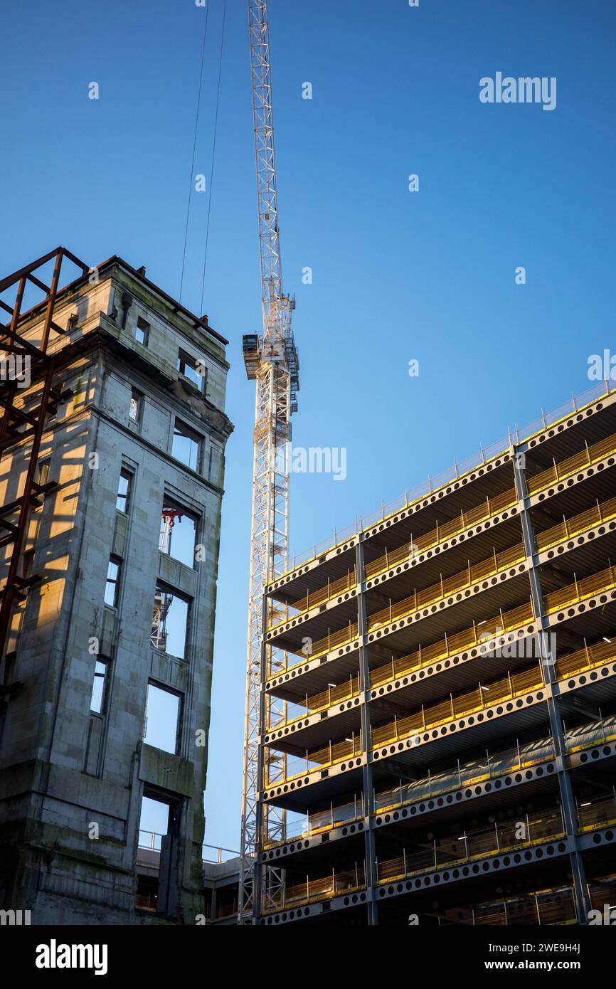 Newcastle upon Tyne: 15th Jan 2024: Pilgrim Street Development in ...
