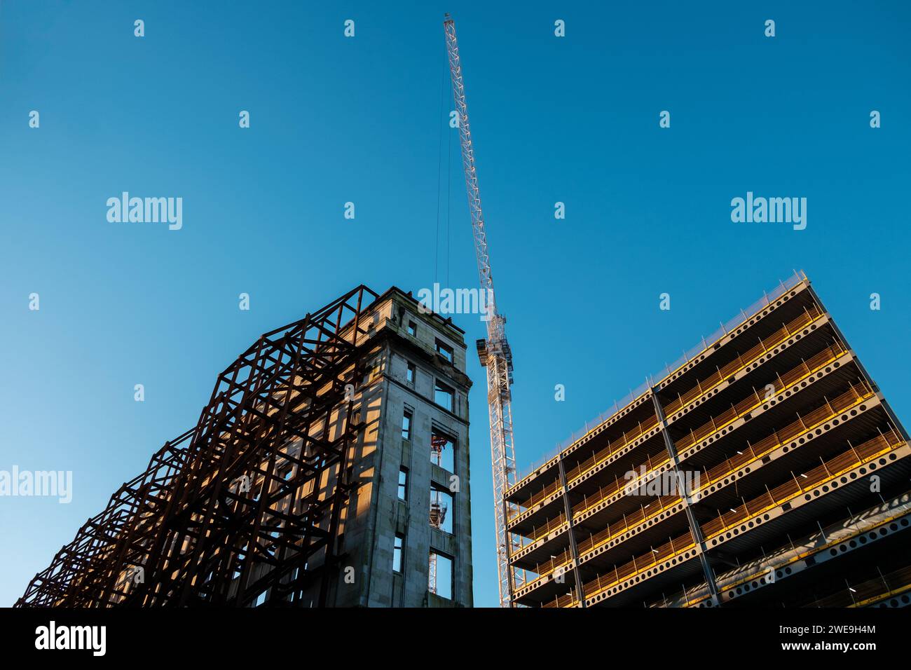 Newcastle upon Tyne: 15th Jan 2024: Pilgrim Street Development in ...