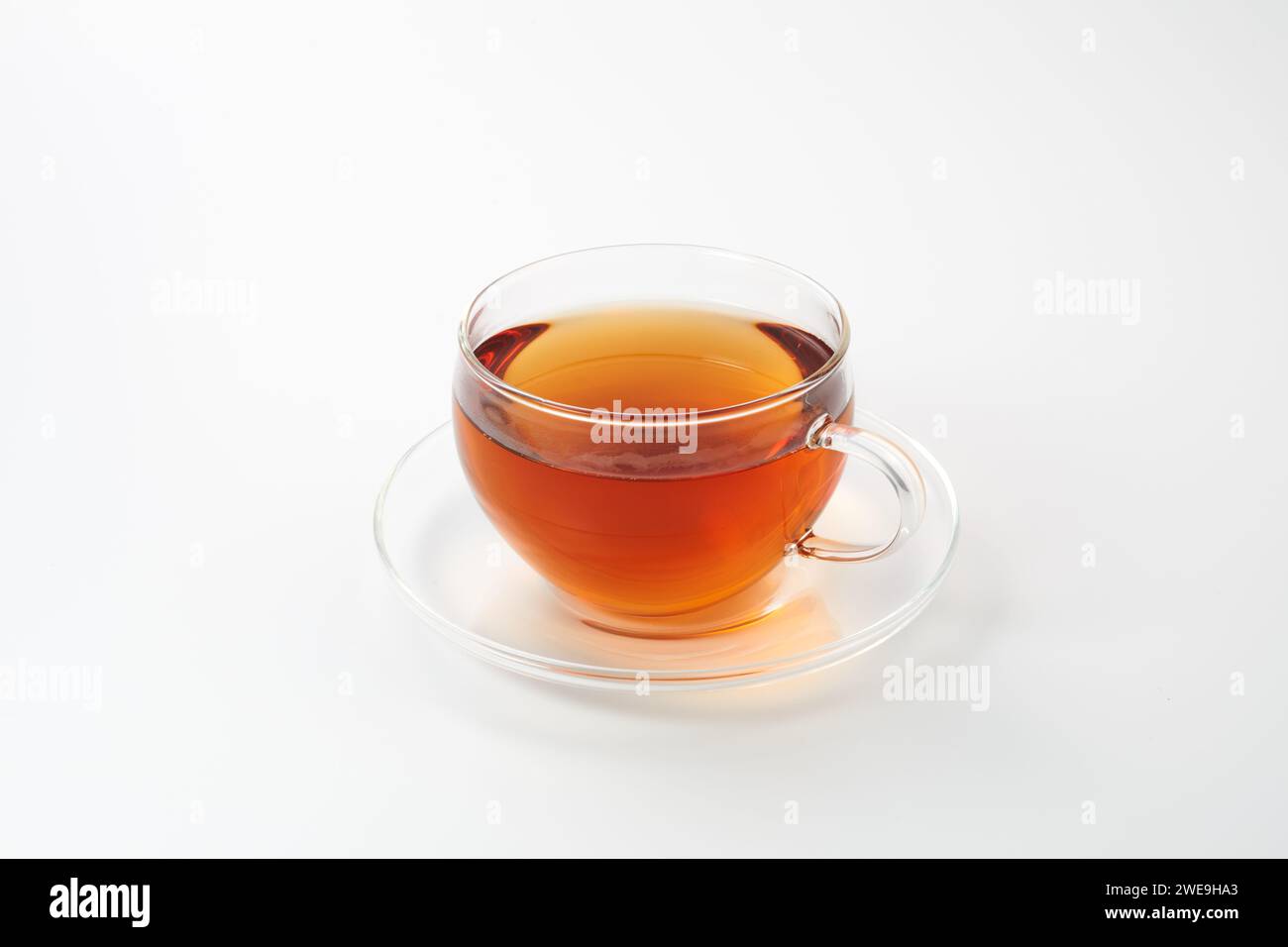 Image of drinking hot tea at tea time Stock Photo - Alamy
