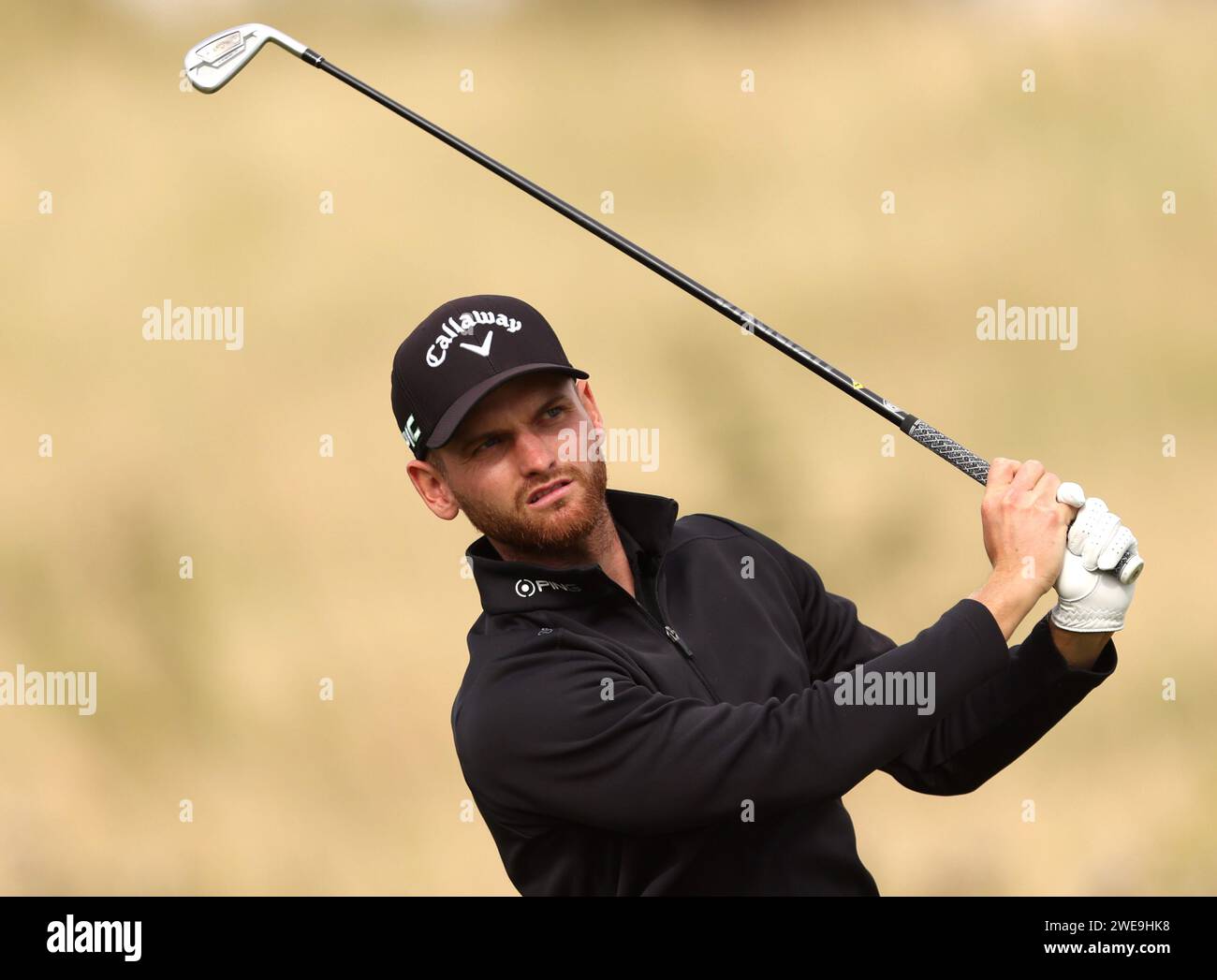 File photo dated 12-08-2021 of Daniel Gavins tees off. England’s Daniel ...