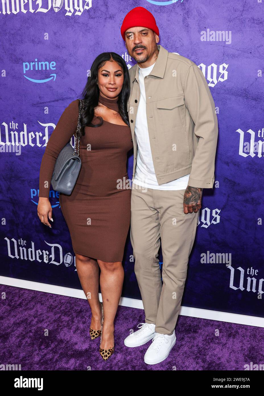 CULVER CITY, LOS ANGELES, CALIFORNIA, USA - JANUARY 23: Anansa Sims and ...