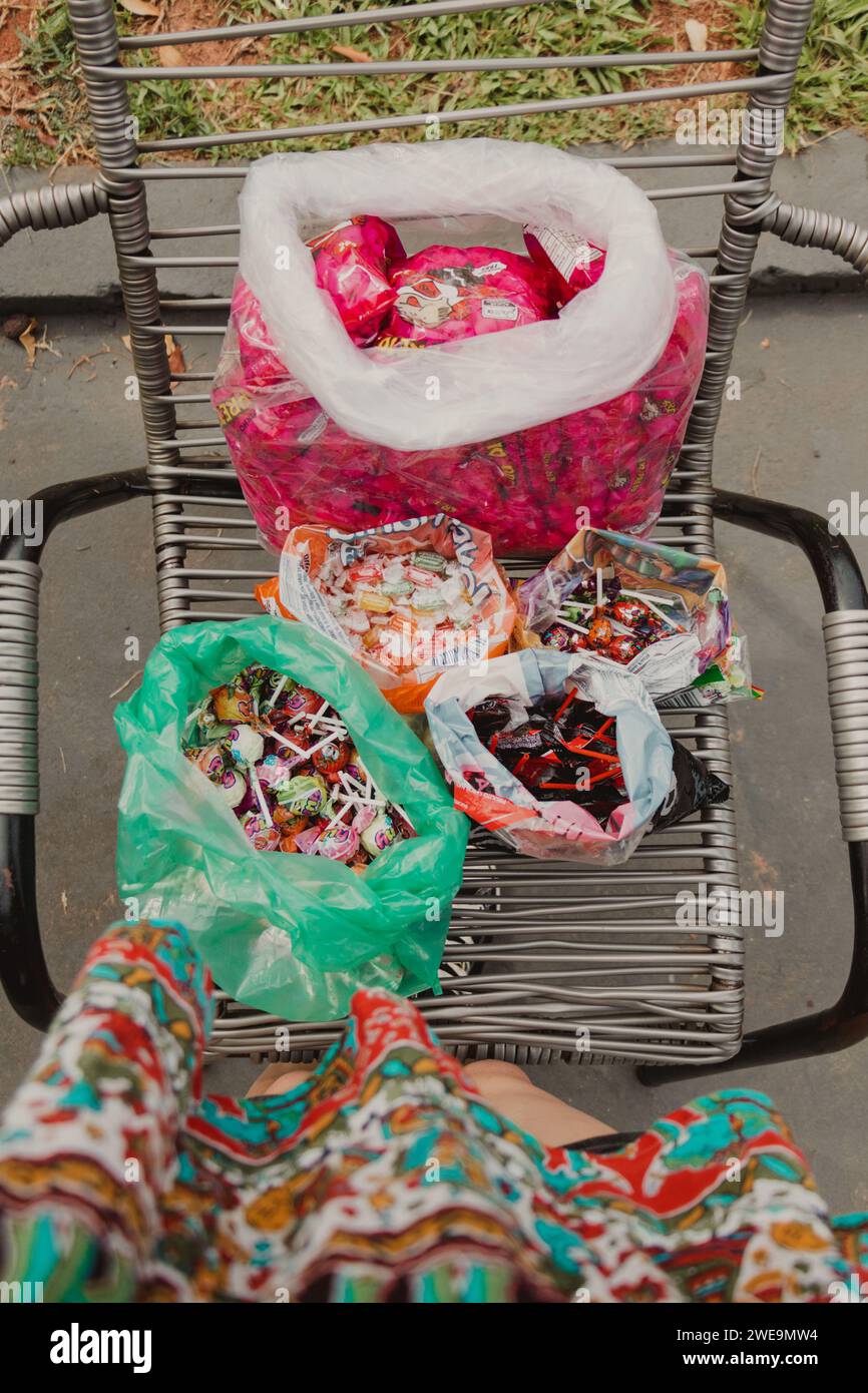 set of sweets and candies Stock Photo - Alamy
