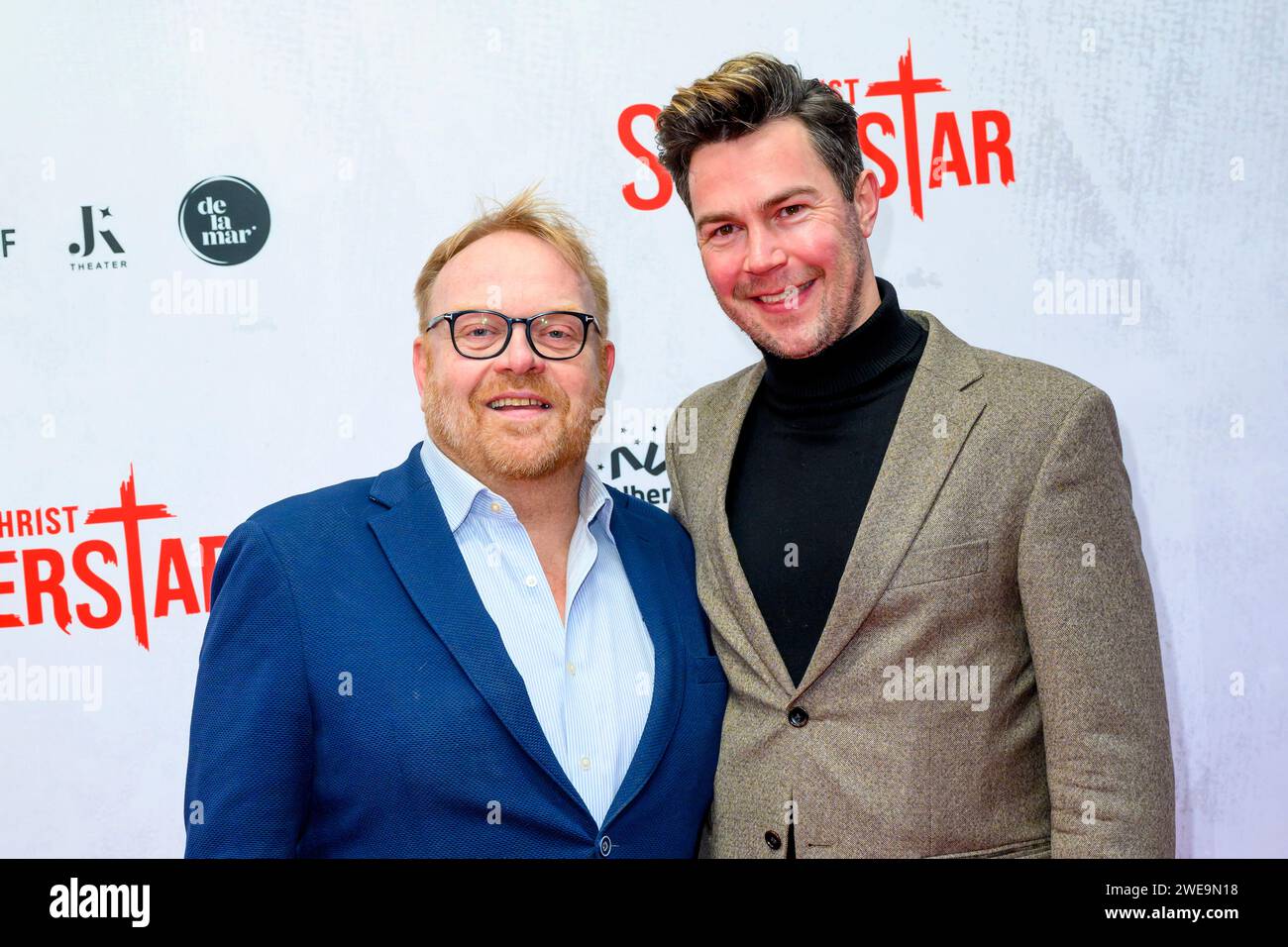 AMSTERDAM, 21-01-2024, DeLaMar Premiere Jesus Christ Superstar in het ...