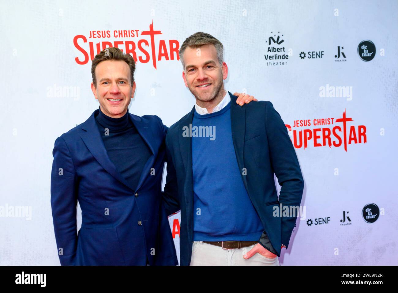 AMSTERDAM, 21-01-2024, DeLaMar Premiere Jesus Christ Superstar in het ...
