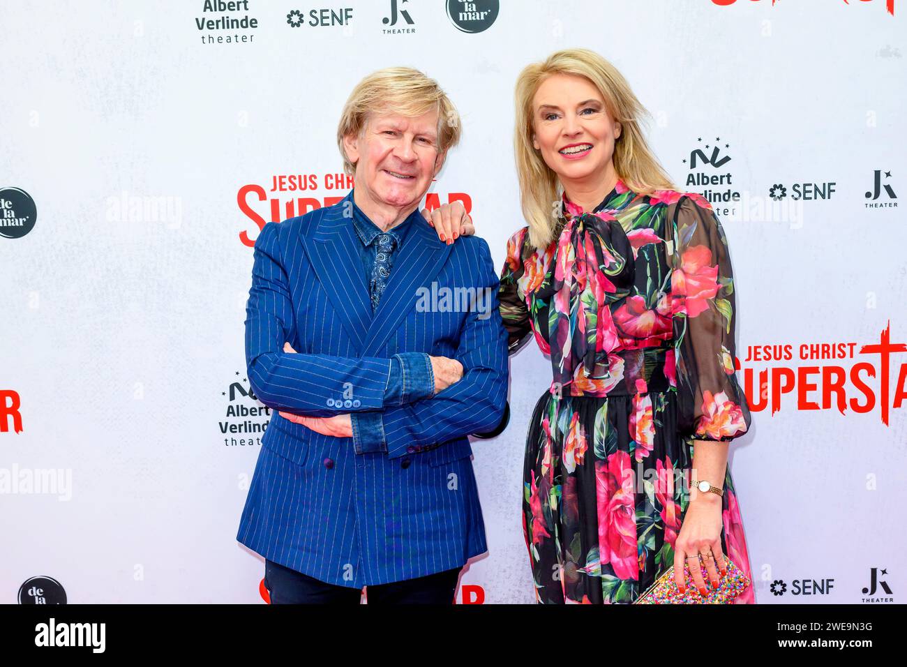 AMSTERDAM, 21-01-2024, DeLaMar Premiere Jesus Christ Superstar in het ...