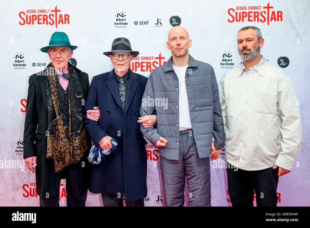 AMSTERDAM, 21-01-2024, DeLaMar Premiere Jesus Christ Superstar in het DeLaMar Amsterdam FOTO ...