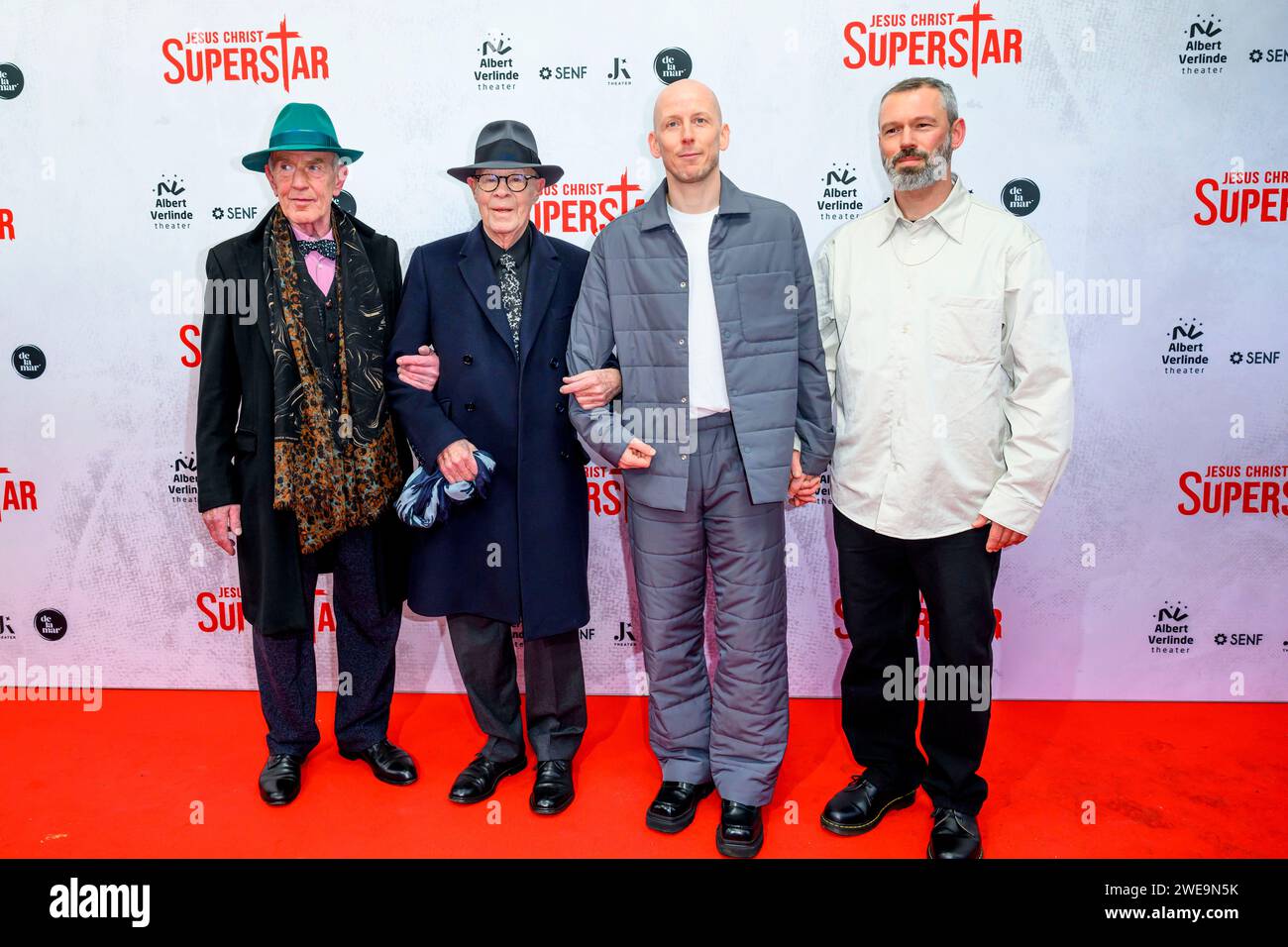AMSTERDAM, 21-01-2024, DeLaMar Premiere Jesus Christ Superstar in het ...