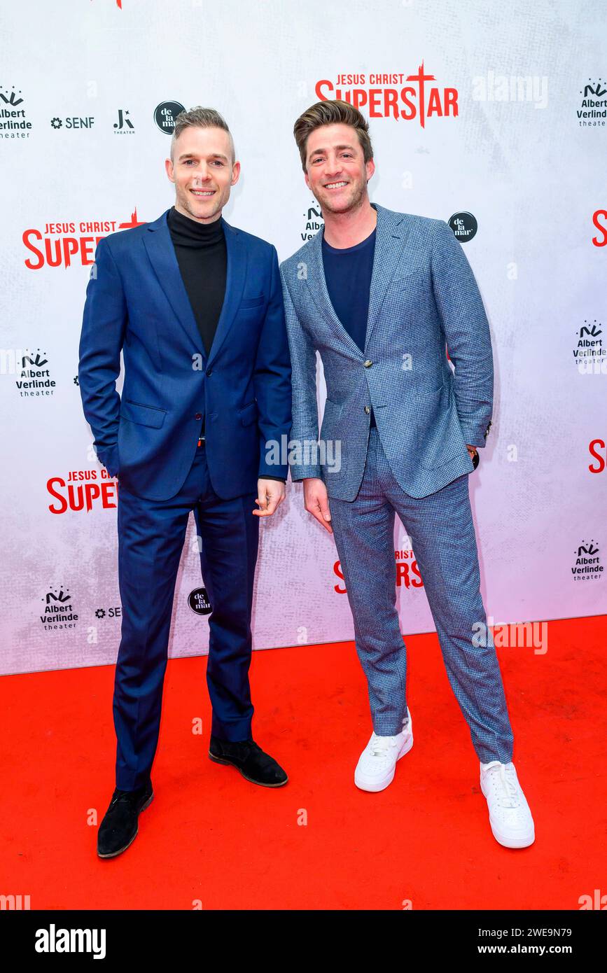 AMSTERDAM, 21-01-2024, DeLaMar Premiere Jesus Christ Superstar in het ...