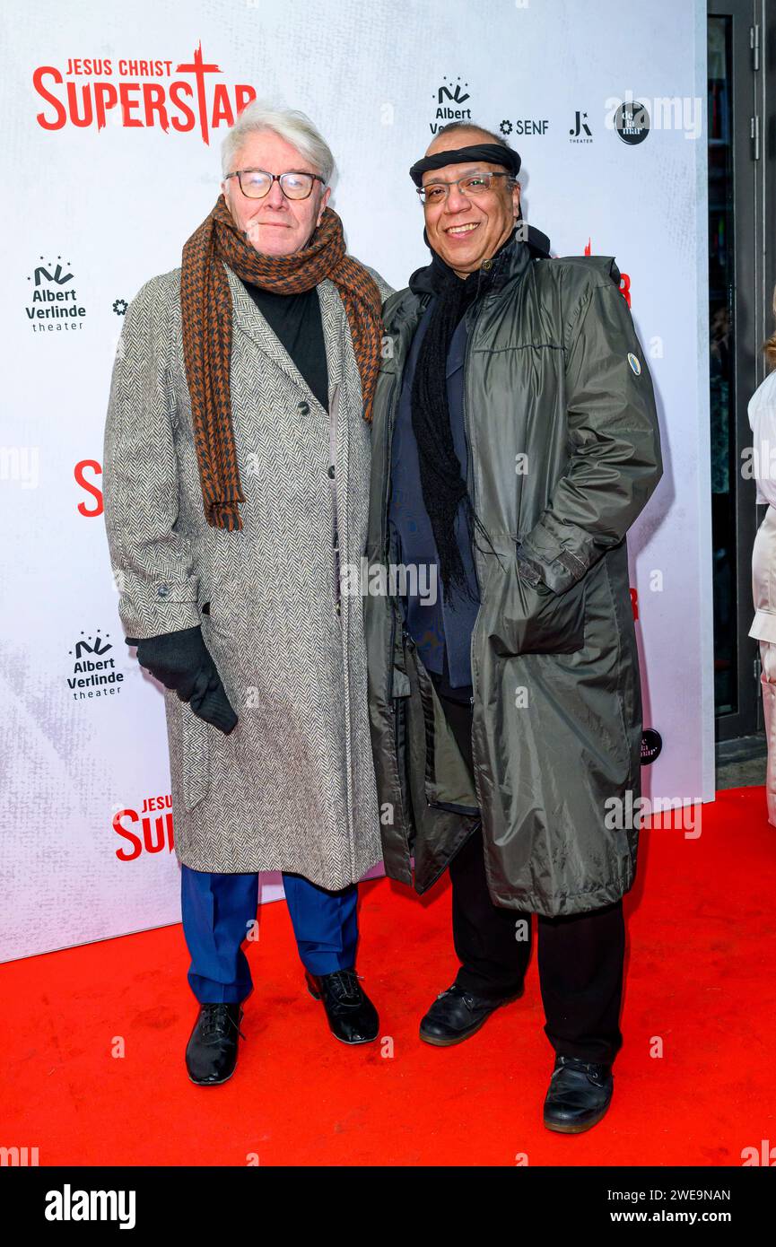AMSTERDAM, 21-01-2024, DeLaMar Premiere Jesus Christ Superstar in het ...