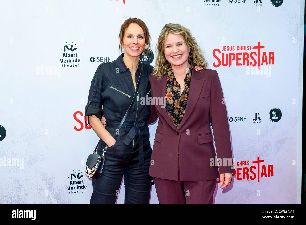 AMSTERDAM, 21-01-2024, DeLaMar Premiere Jesus Christ Superstar in het ...