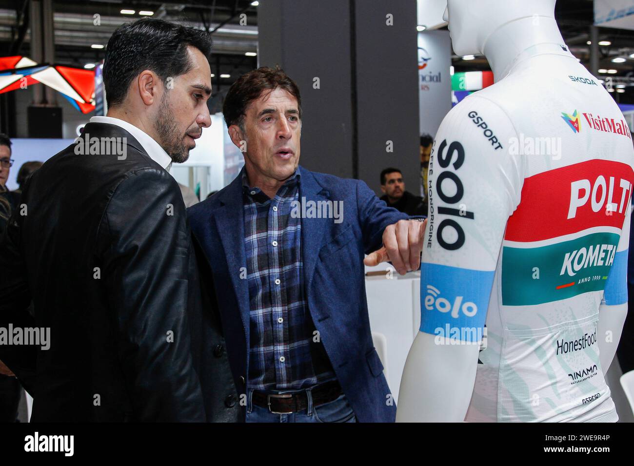 Perico Delgado, Spanish former cyclist and Alberto Contador, Spanish ...