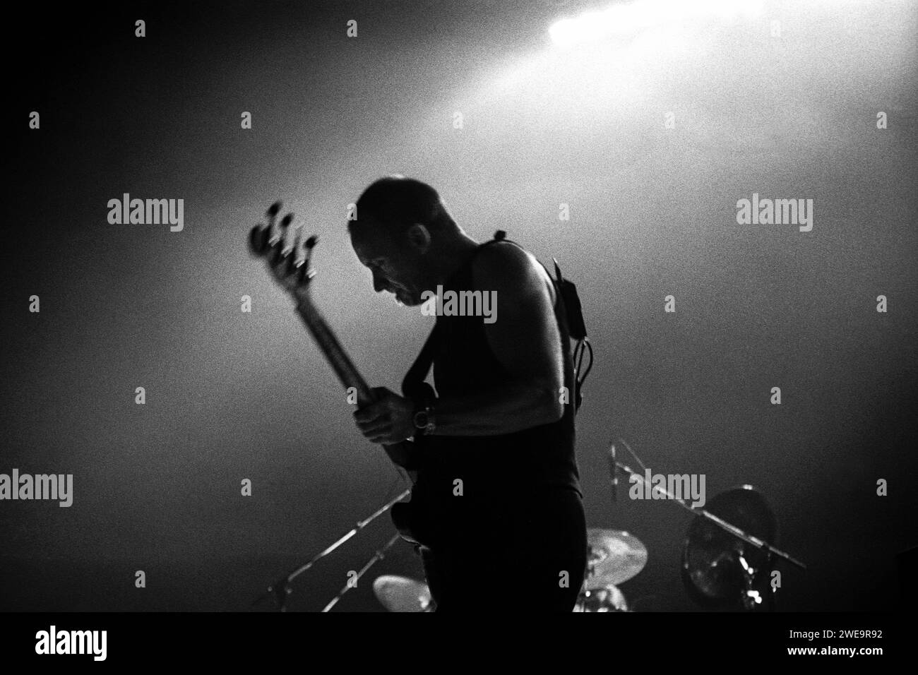 STING, MERCURY FALLING TOUR, 1996: Sting playing live at Cardiff ...