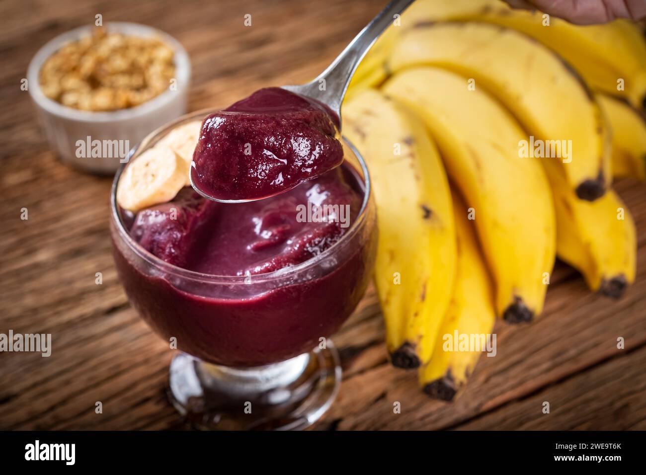 Banana acai bowl hi-res stock photography and images - Alamy