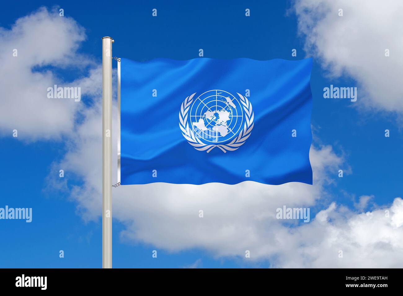 Uno flagge hi-res stock photography and images - Alamy