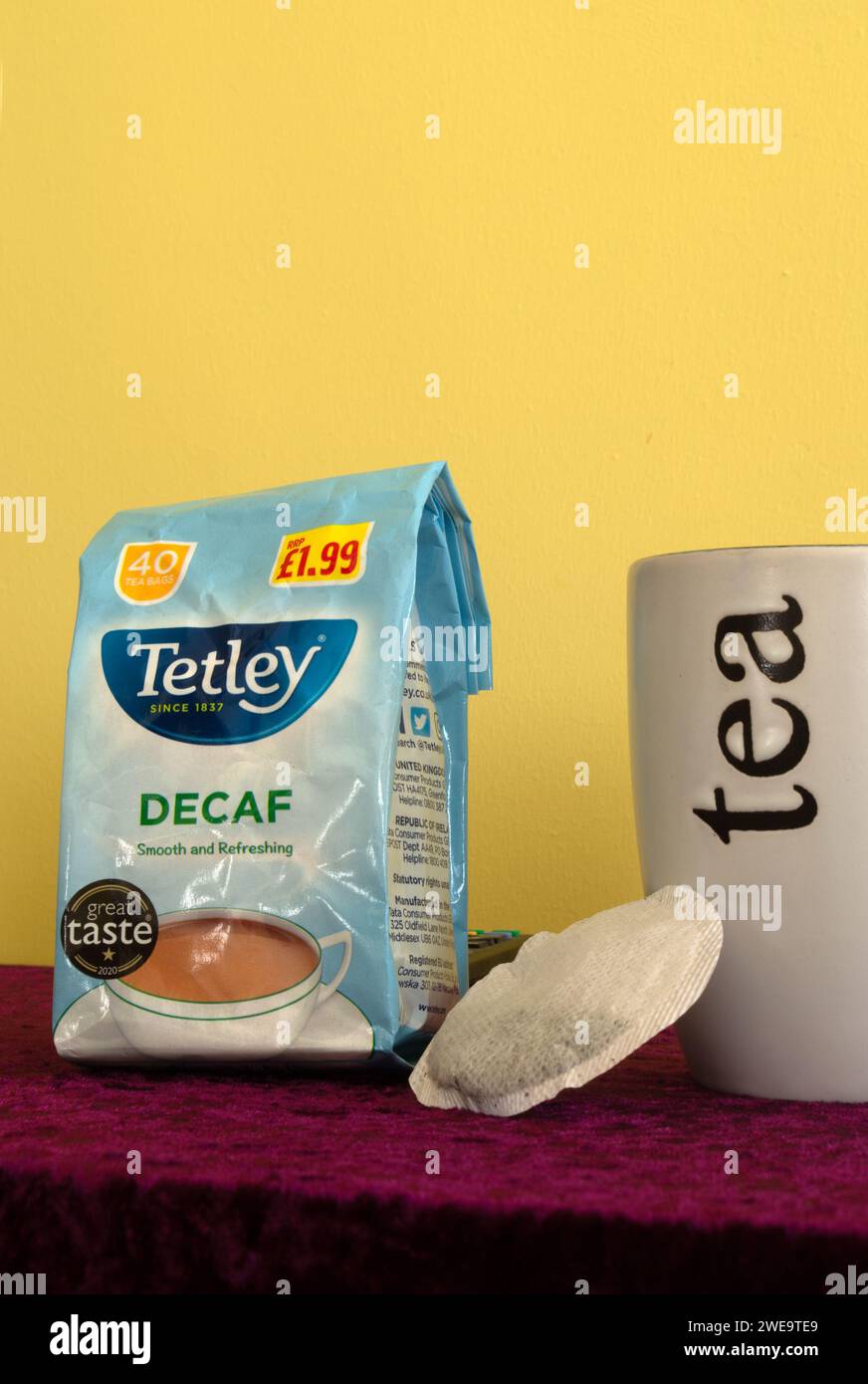 Tetley tea bag hi-res stock photography and images - Alamy