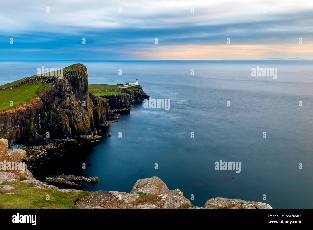 Schottland, Isle of Skye, Neist Point, Leuchtturm, Neist Point ...