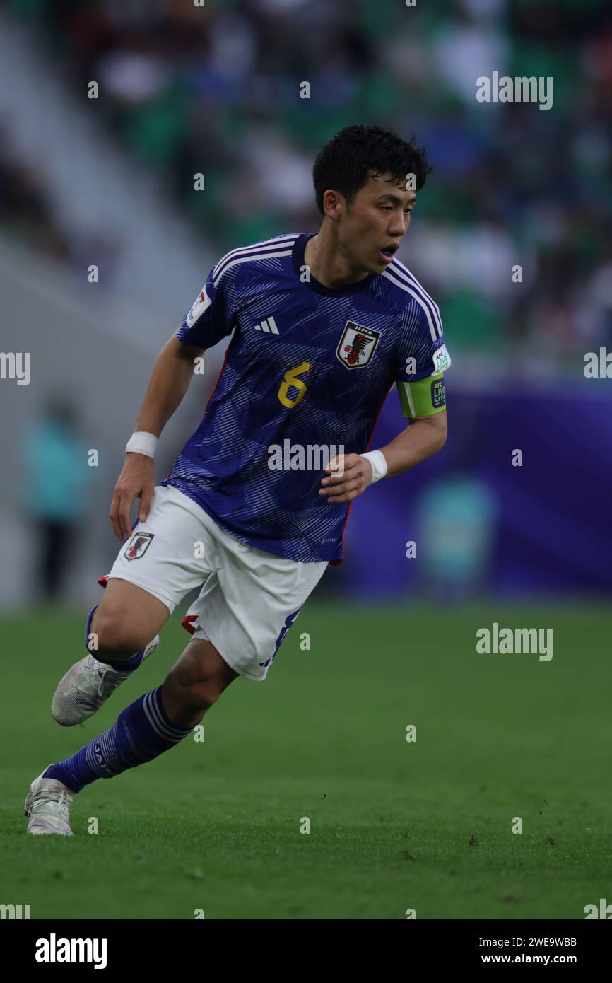 Doha, Qatar. 24th Jan, 2024. DOHA, QATAR - JANUARY 24: Wataru Endo of ...