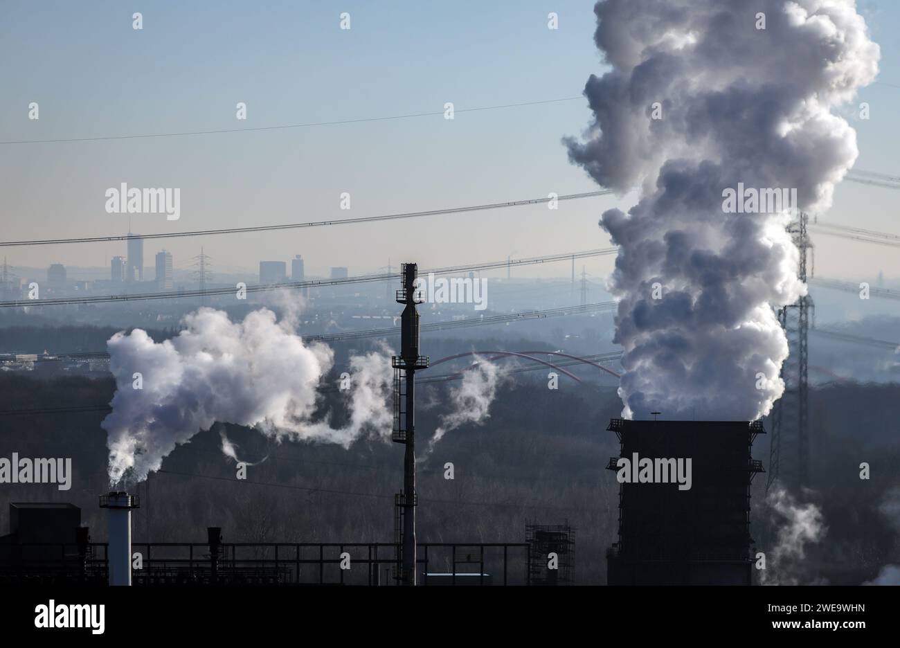 Bottrop, North Rhine-Westphalia, Germany - The Prosper coking plant is ...