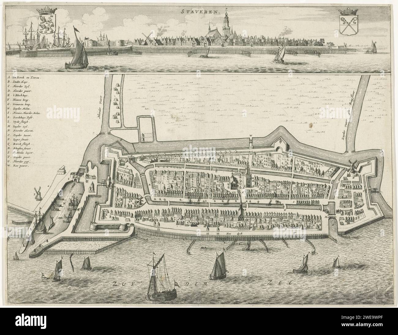 Zuiderzee map hi-res stock photography and images - Alamy