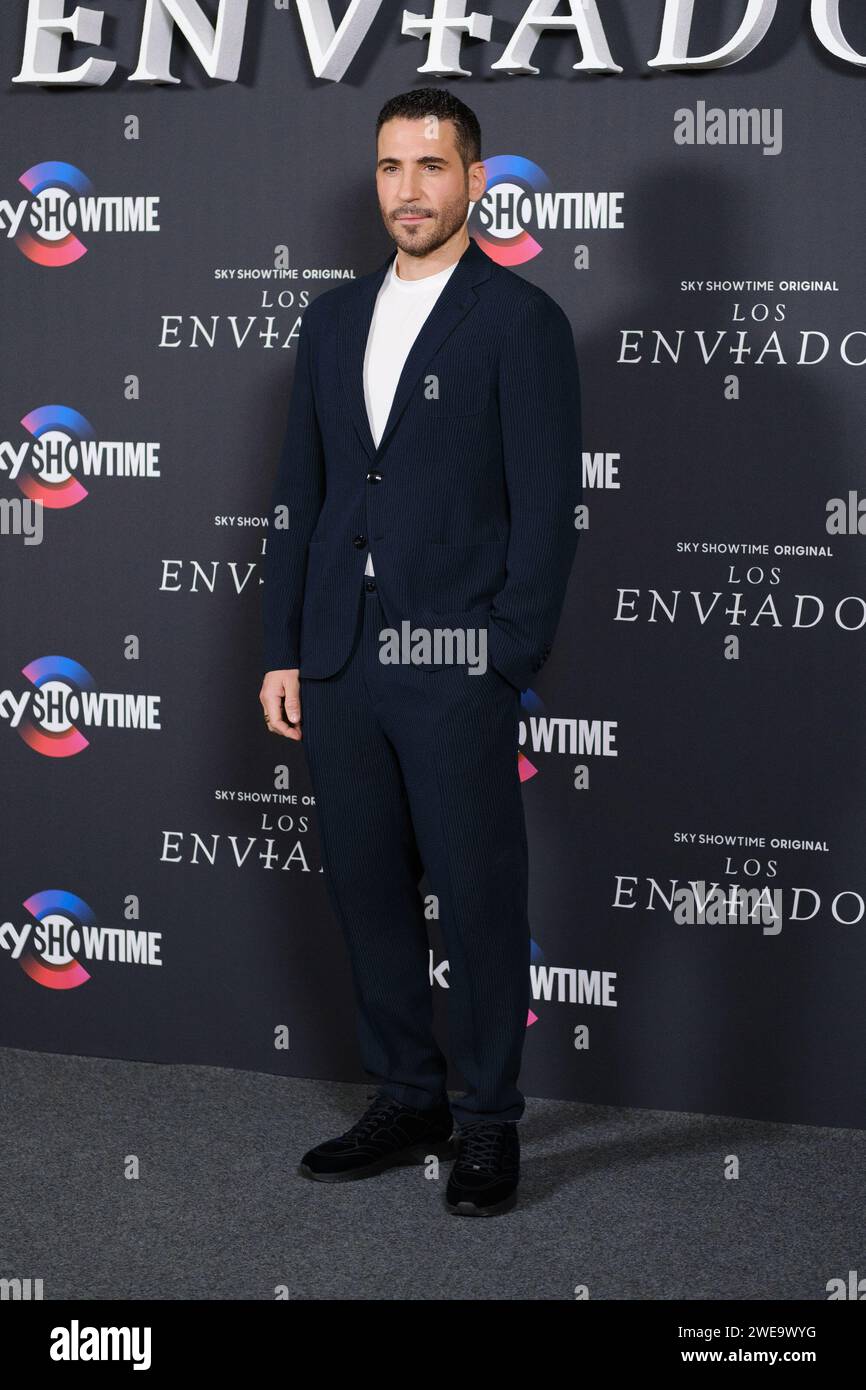 Miguel Angel Silvestre attend the Madrid photocall for "Los Enviados ...