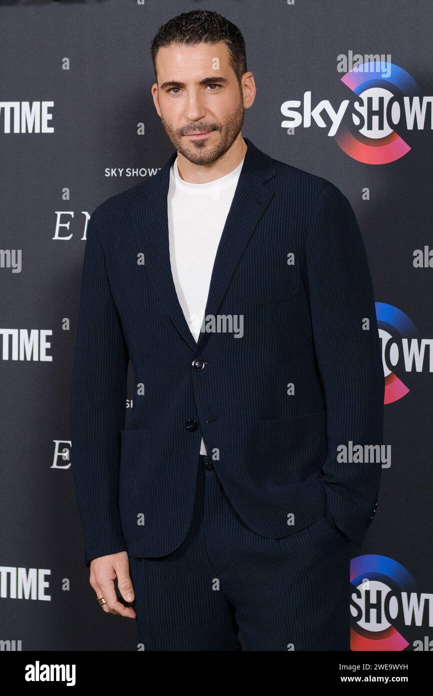 Miguel Angel Silvestre attend the Madrid photocall for "Los Enviados ...