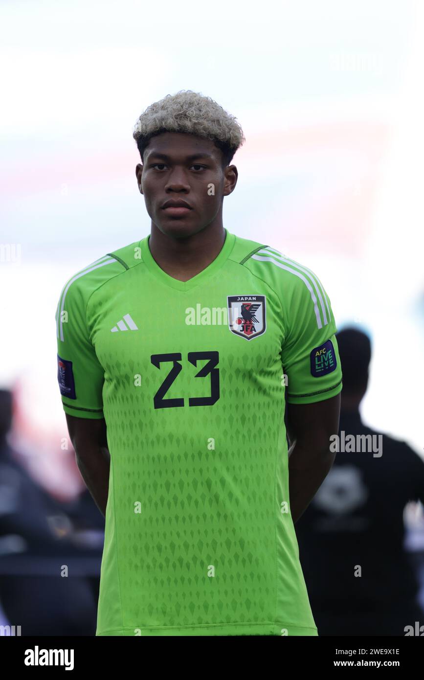 Doha, Qatar. 24th Jan, 2024. DOHA, QATAR - JANUARY 24: goalkeeper Zion ...