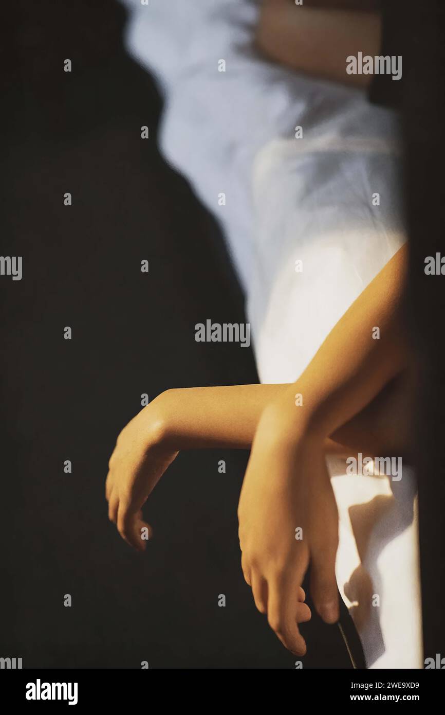 Hand for quoter, hand mood, woman beauty hand Stock Photo - Alamy