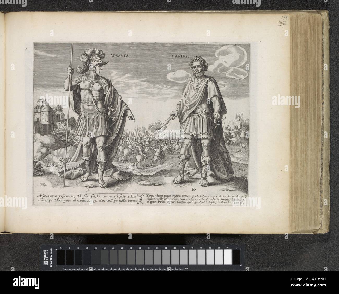 King Arsames and King Darius III, 1643 print On the left King Arsames ...