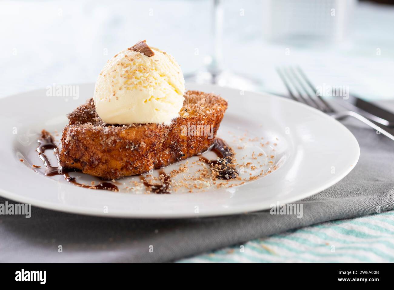 French toast, traditional Brazilian Christmas dessert. Known in Brazil ...