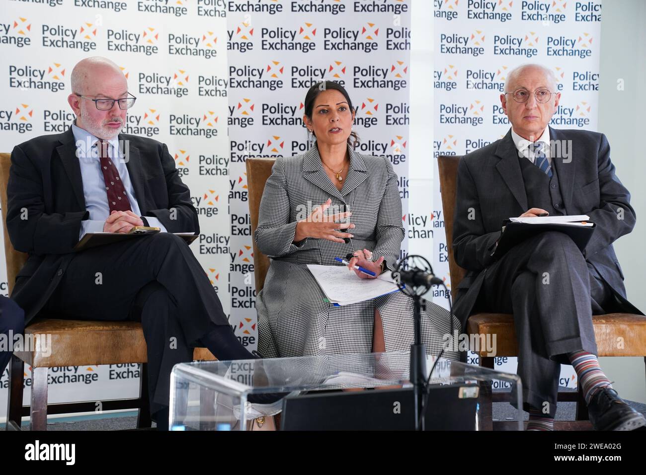 Left to right home secretary priti patel hi-res stock photography and ...