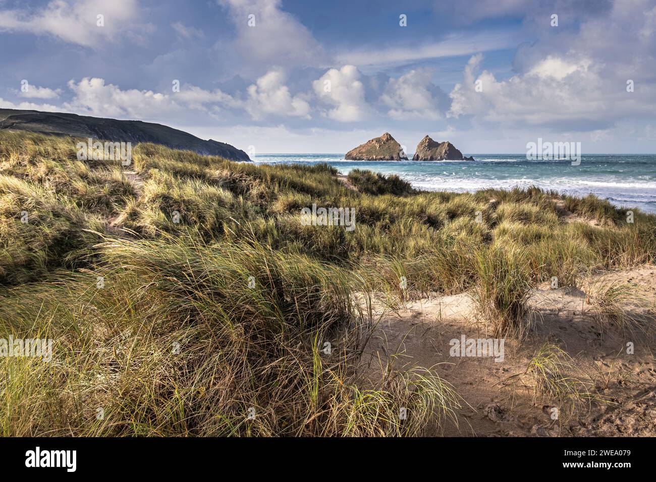 The iconic Carters Rocks Gull Rocks seen from the massive Sand dune ...
