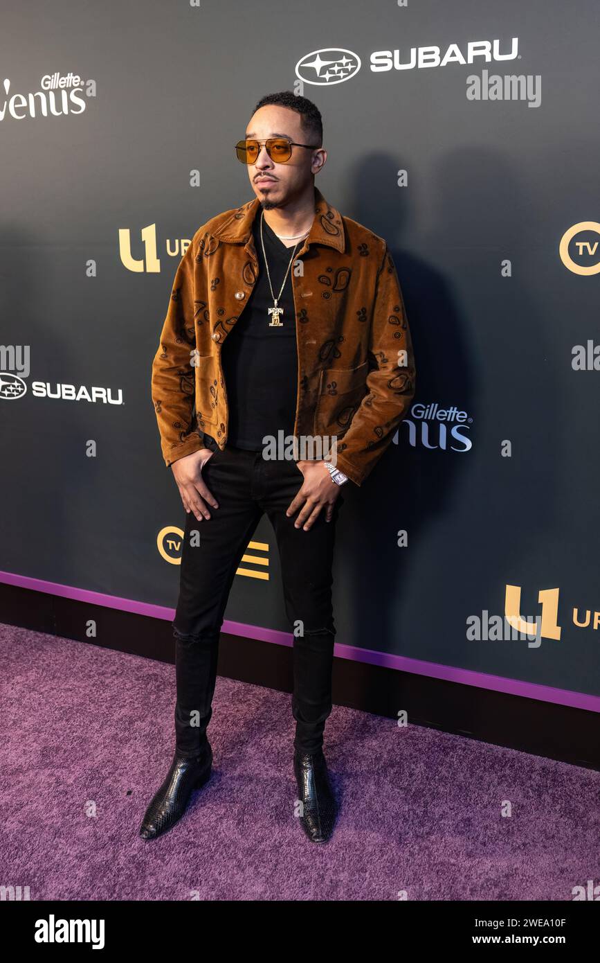 Atlanta, USA. 21st Jan, 2024. Recording artist October London attends ...