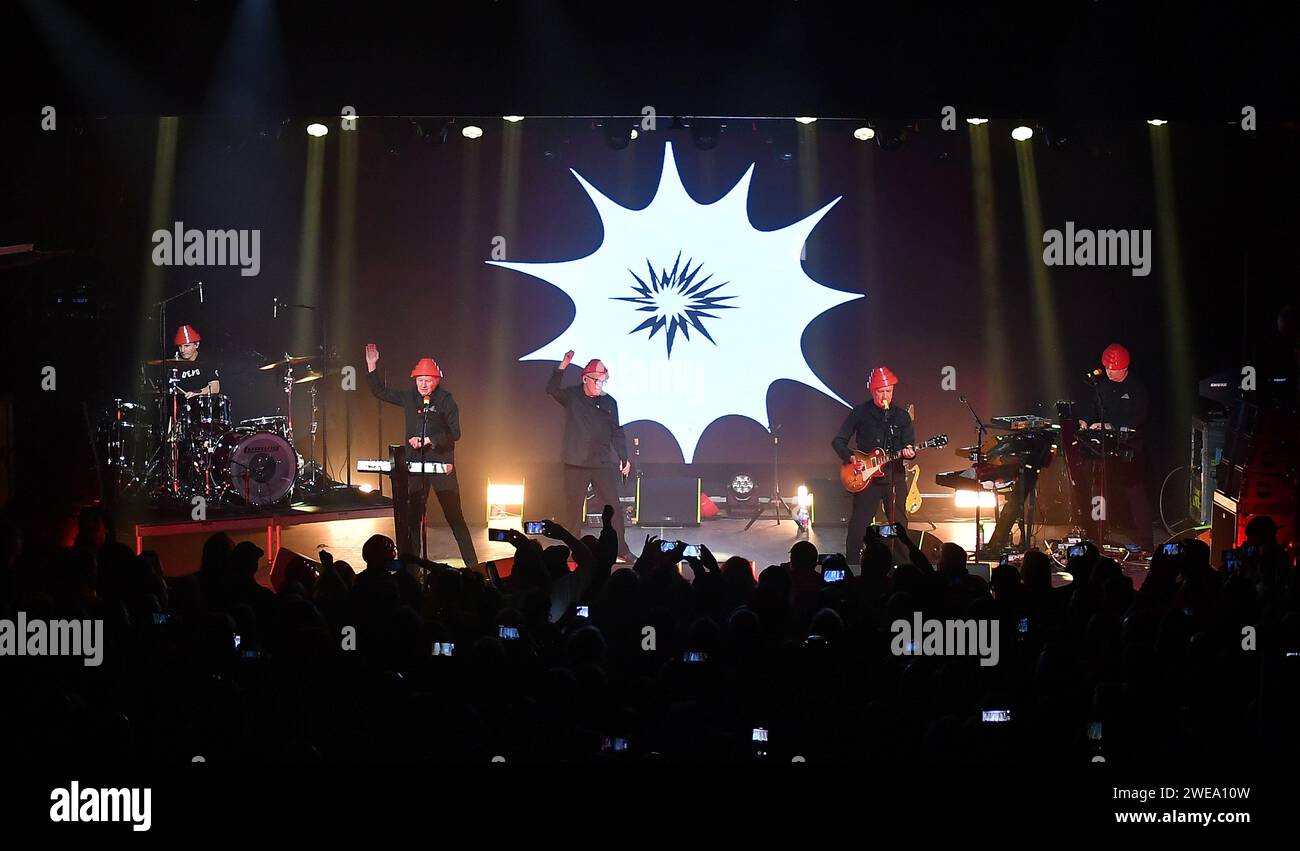 Park City, USA. 22nd Jan, 2024. Gerald Casale, Josh Hager, Mark ...