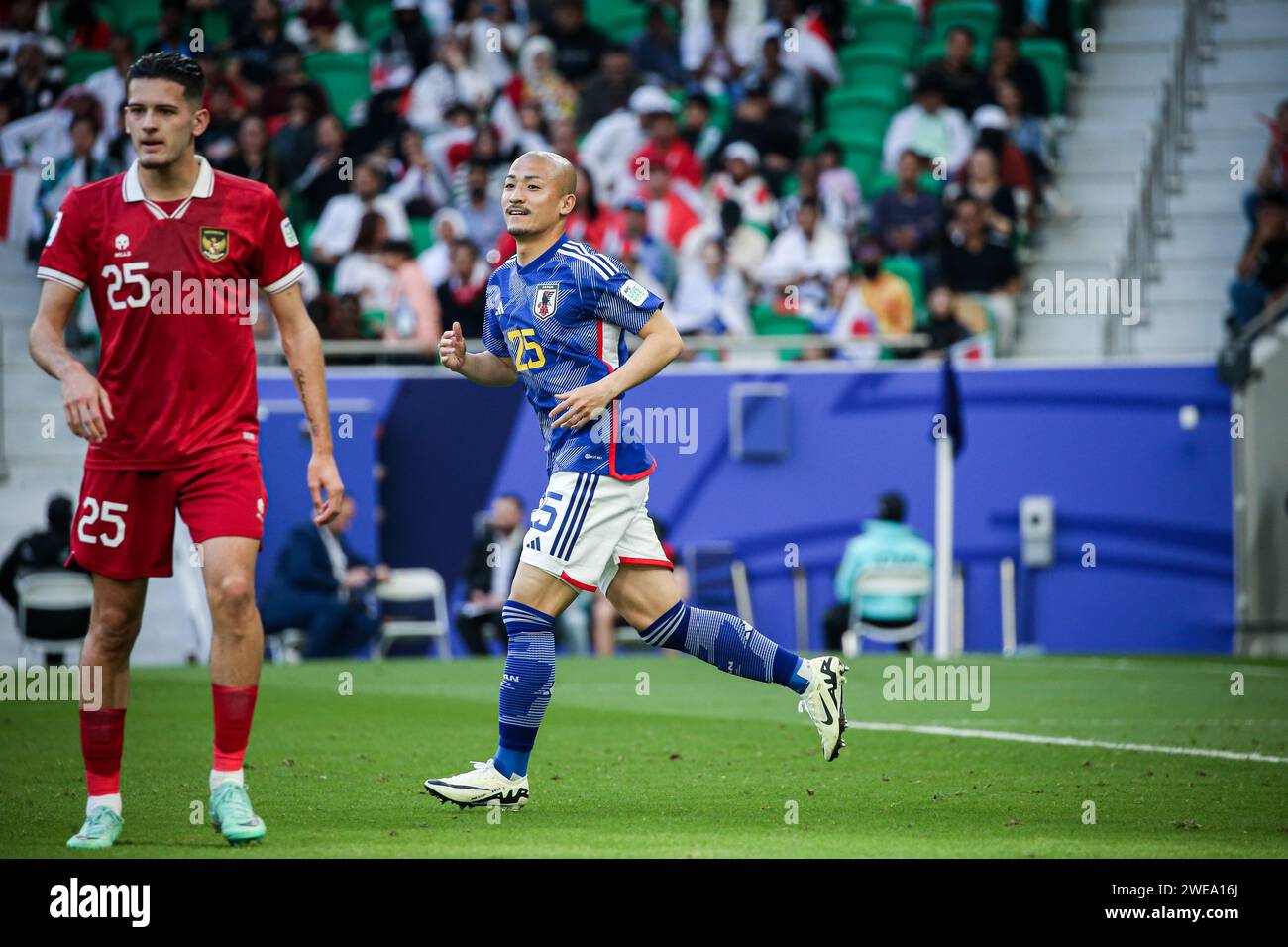Doha, Japan, 24 Jan 2024, AFC Asian Cup Qatar 2023 Group D - Japan beat ...