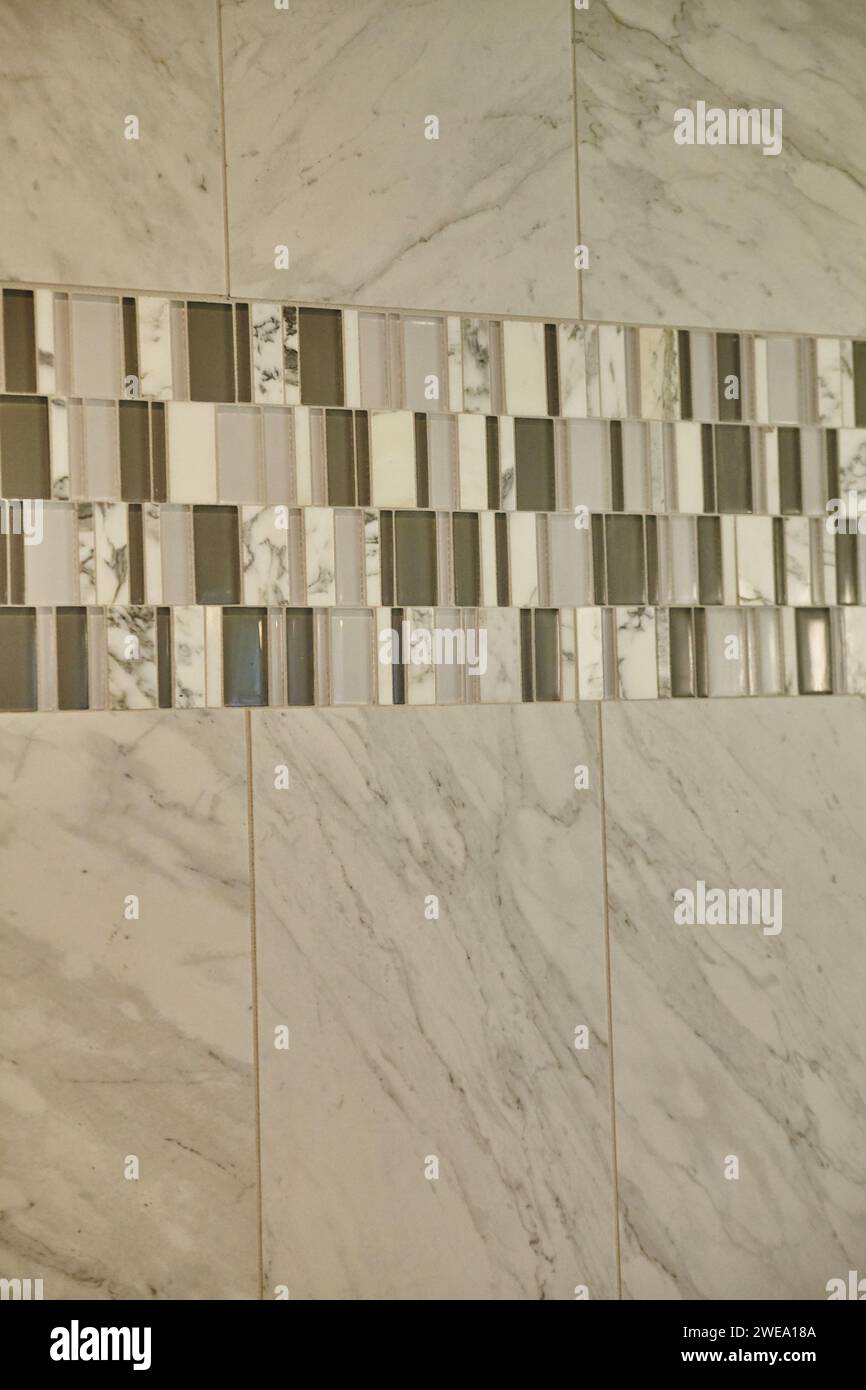 Luxury veined white marble hi-res stock photography and images - Alamy