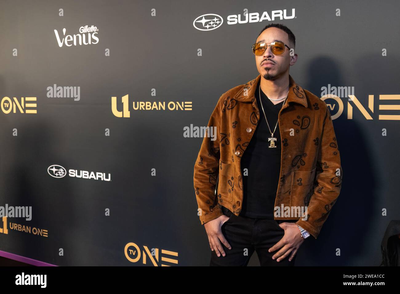 Atlanta, USA. 21st Jan, 2024. Recording artist October London attends ...