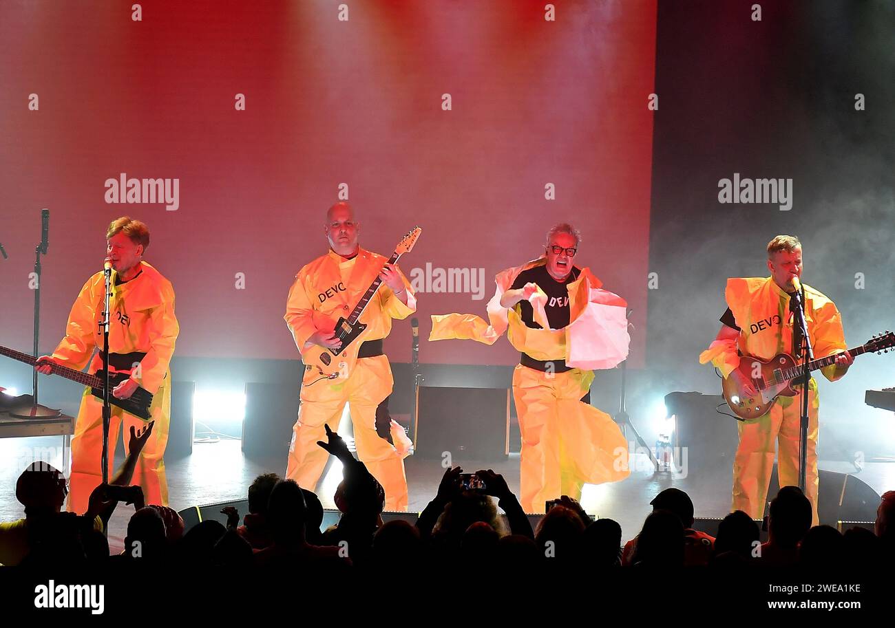 Park City, USA. 22nd Jan, 2024. Gerald Casale, Josh Hager, Mark ...