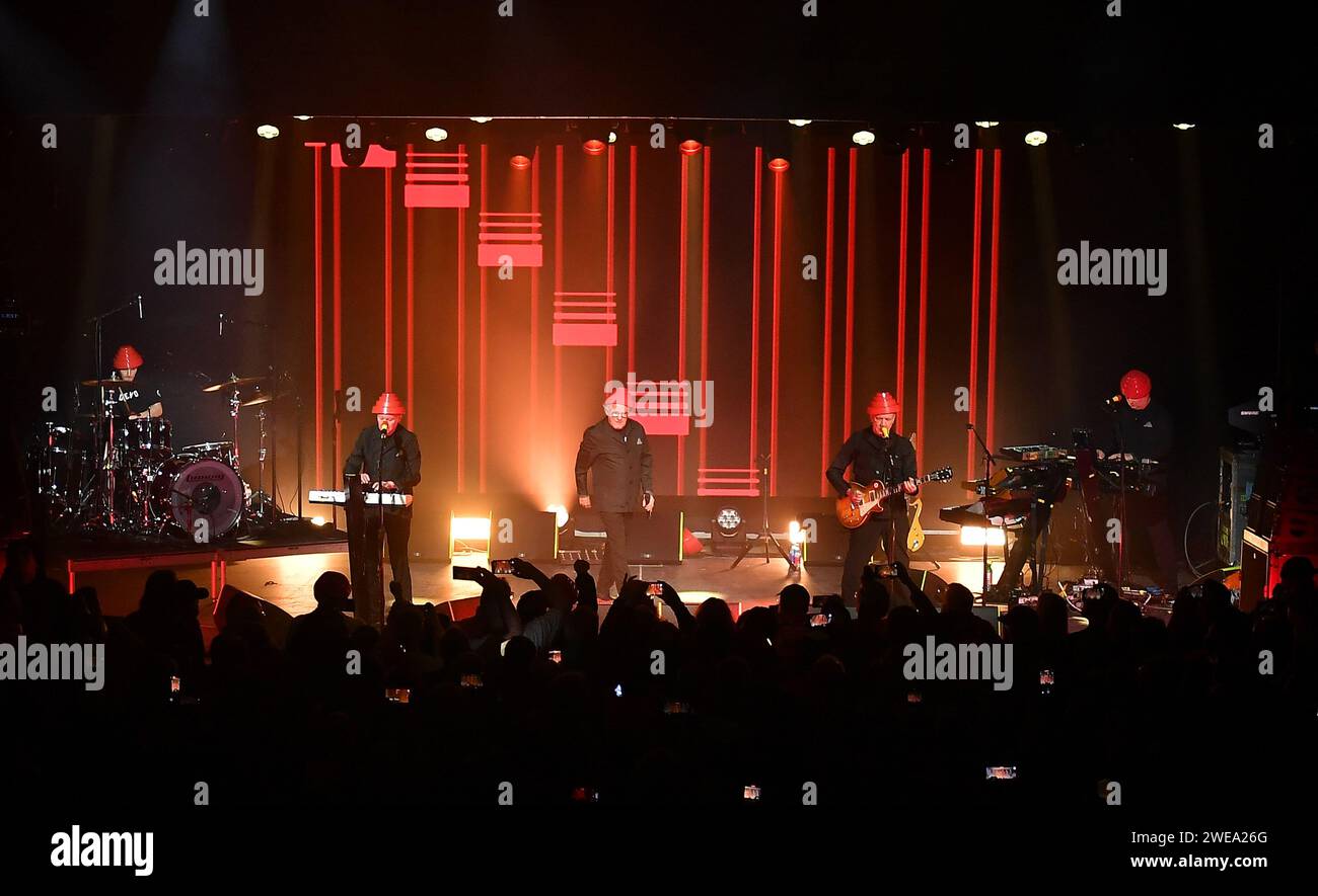 Park City, USA. 22nd Jan, 2024. Gerald Casale, Josh Hager, Mark ...