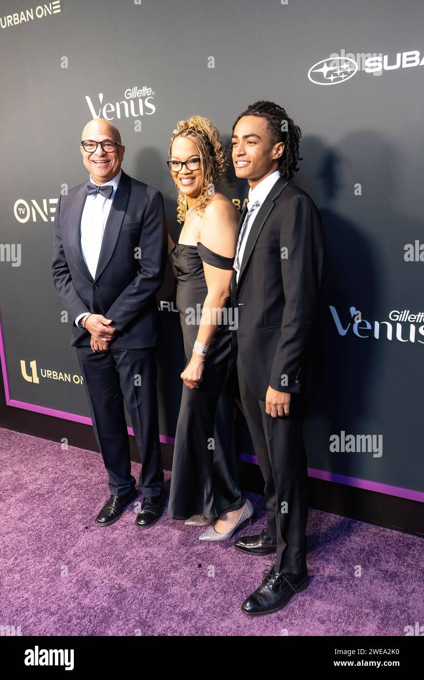 Atlanta, USA. 21st Jan, 2024. TV ONE CEO Alfred C. Liggins attends the ...